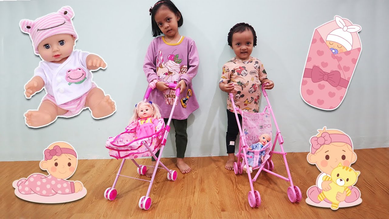SENENG BANGET !! 😂| Berburu Mainan Boneka Bayi 👶 | Boneka Bayi Stroller ...