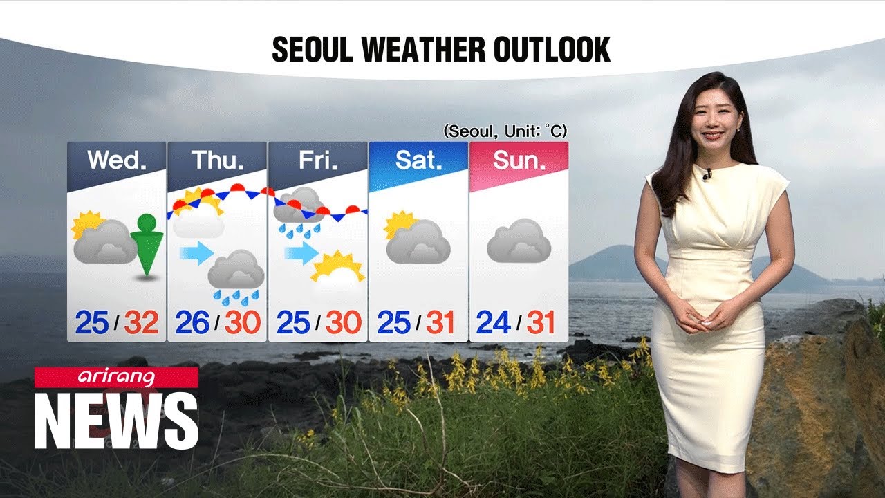 [Weather] Sweltering day with chance of passing rain - YouTube