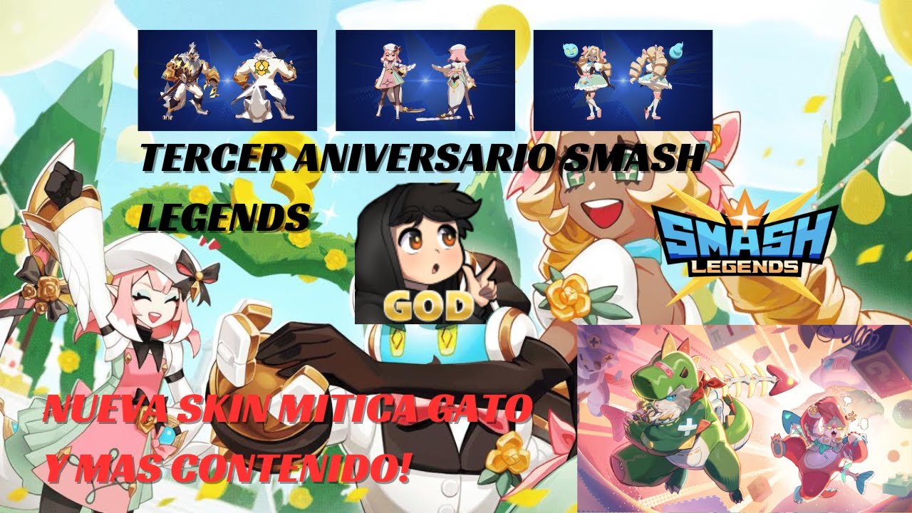 Tercer Aniversario Smash Legends! Nuevas Skins y mucho contenido ...