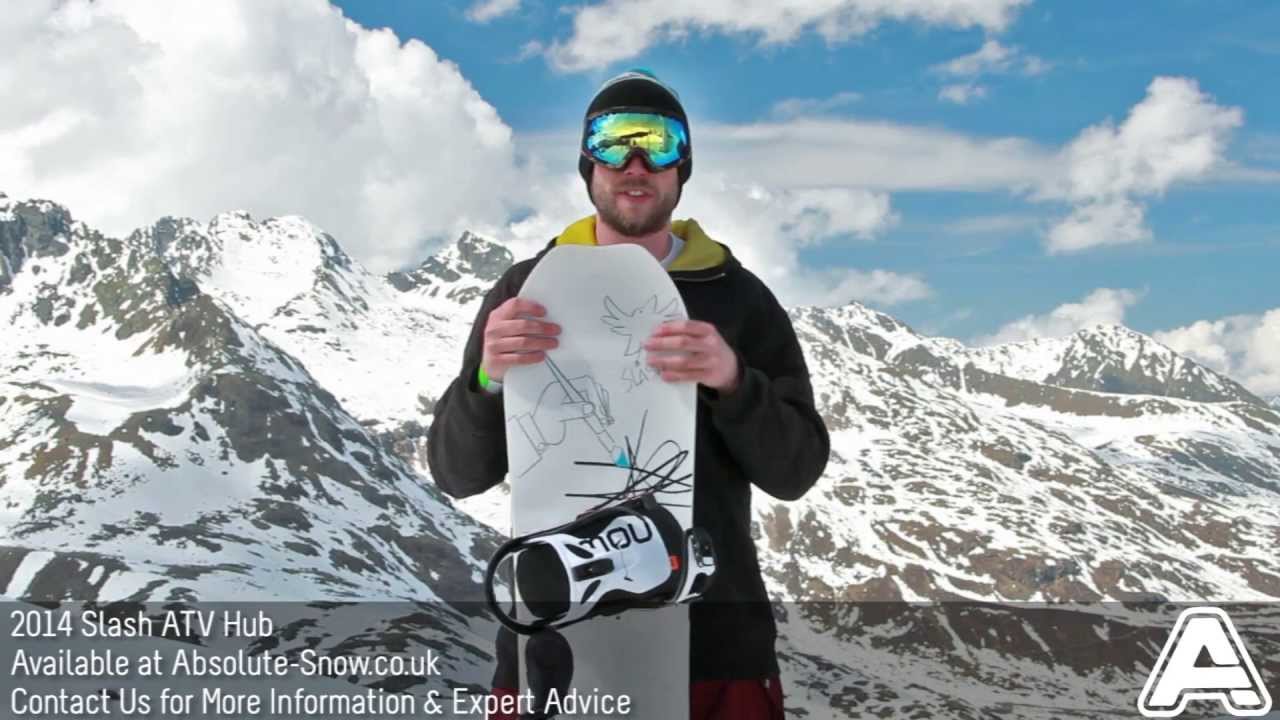 2013 / 2014 | Slash ATV Hub Snowboard | Video Review - YouTube