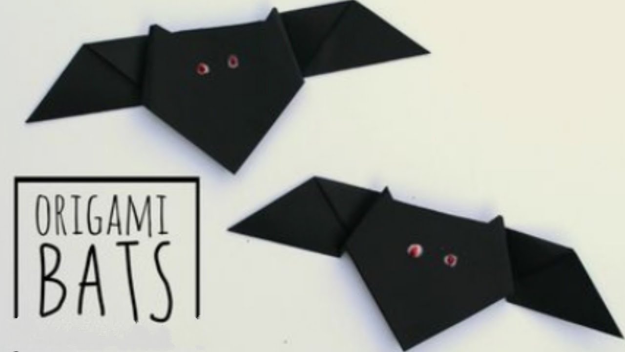 PAPER BAT | ORIGAMI FLYING BAT FROM PAPER | EASY ORIGAMI ANIMALS | DIY ...