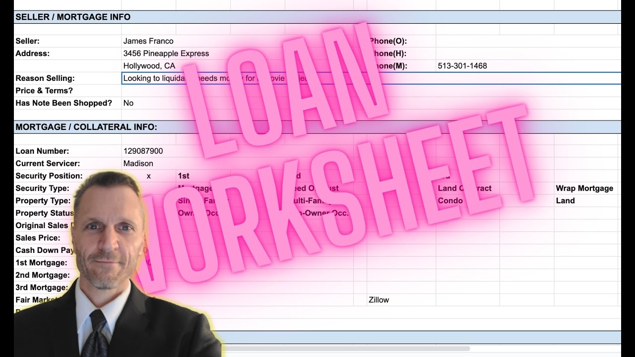Google Sheets for Loan File Tracking #noteinvesting - YouTube