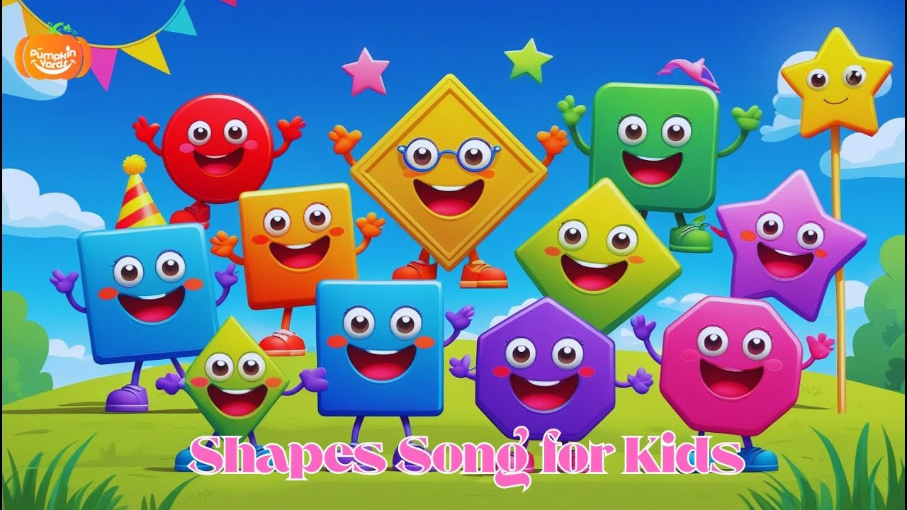 Shapes Song for Kids| Learn Shapes Circle, Square, Triangle, Rectangle ...