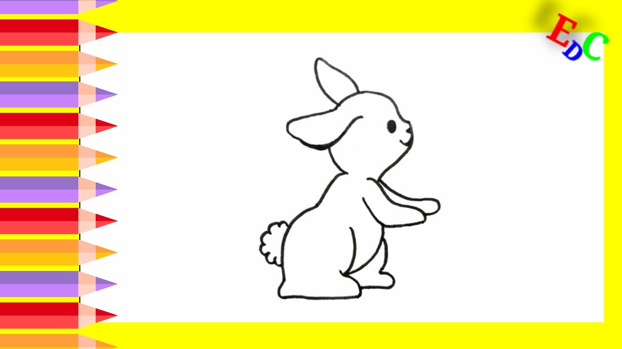 How To Draw Rabbit Drawing for Kids Step by Step || Drawing Ideas ...