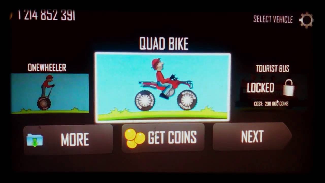 Hill climb racing -Unlocking all vehicles and stages - - YouTube