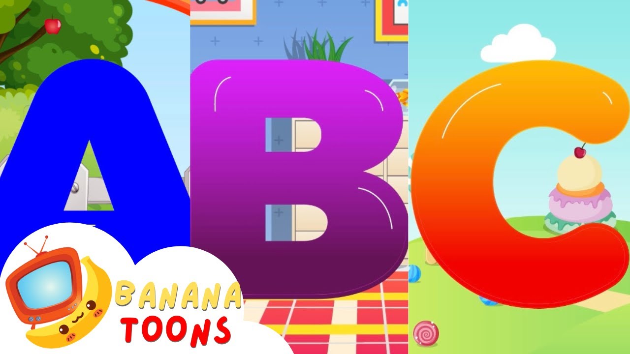 ABC Alphabet Phonics Song - Banana Toons Nursery Rhymes for Kids - YouTube