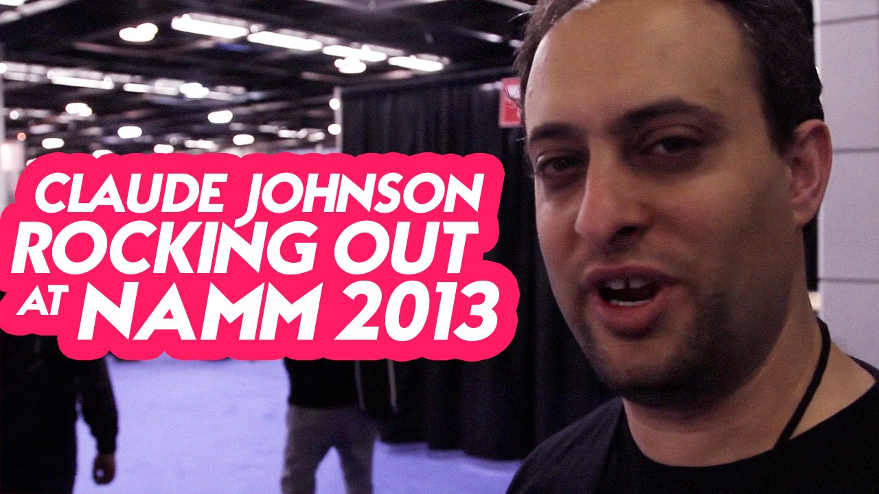 Claude Johnson rocking out at NAMM 2013 - YouTube