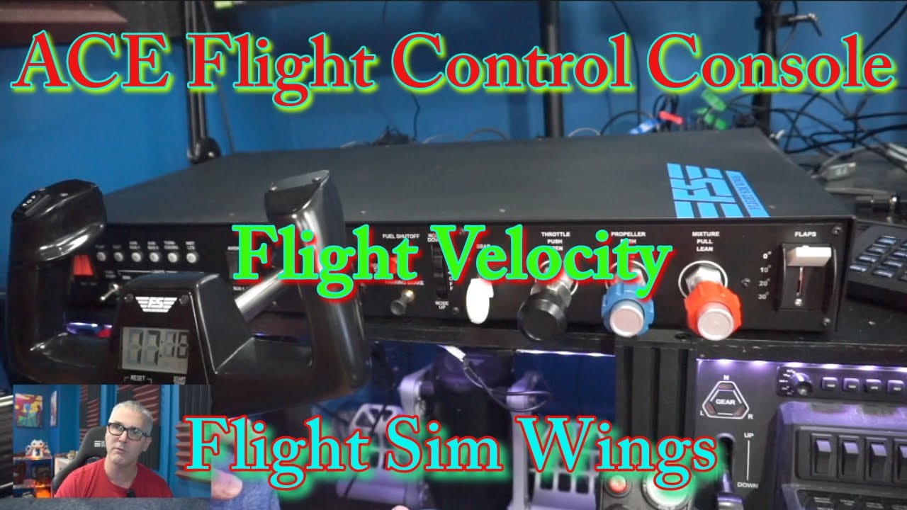 Flight Velocity ACE Flight Control Console | Flight Sim Wings | Yoke ...