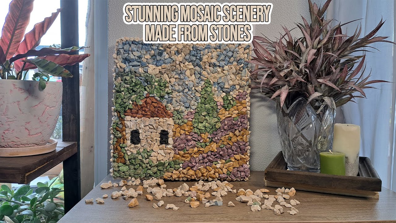 DIY Mosaic Art * How To Turn Simple Decorative Stones Into Stunning ...
