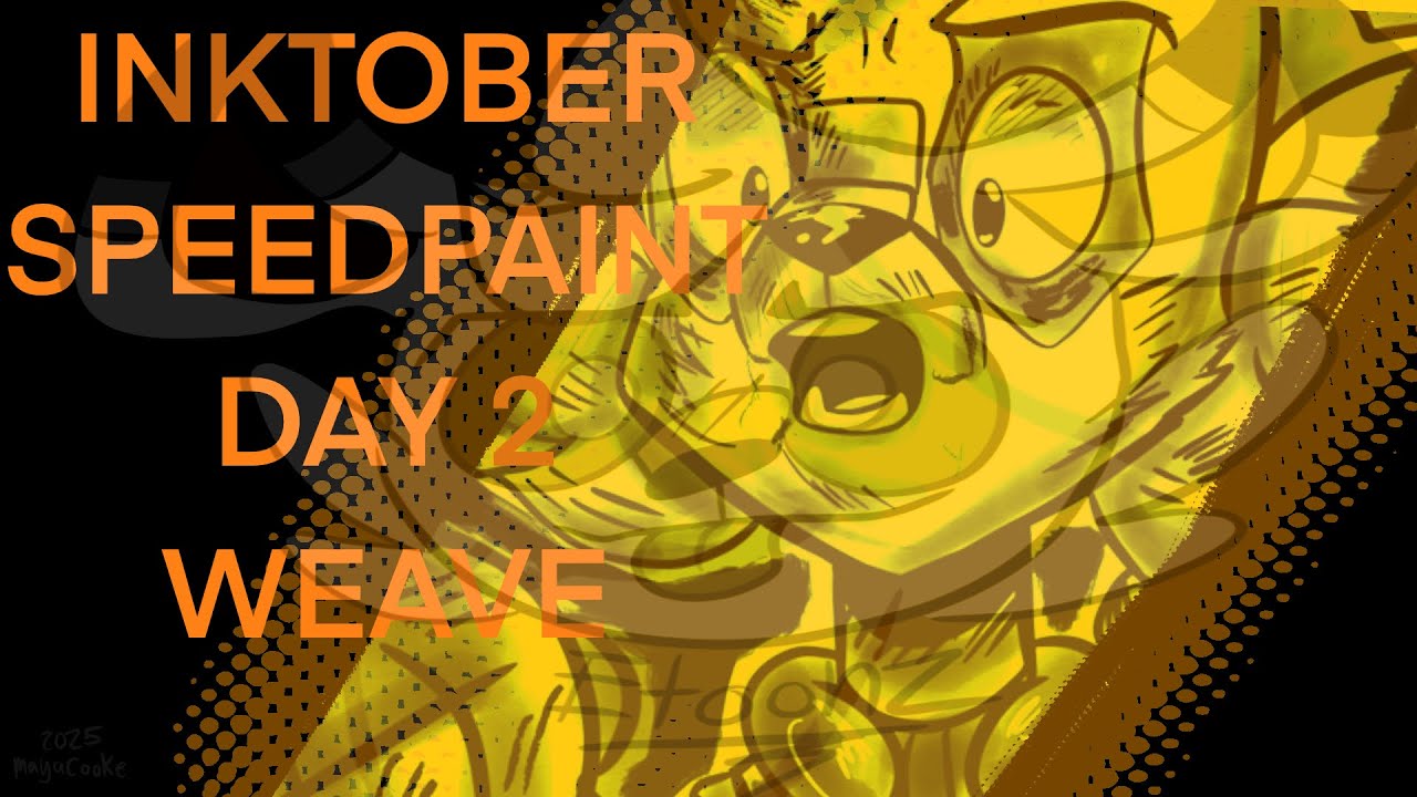 INKTOBER Speedpaint {Day 2: Weave} - YouTube