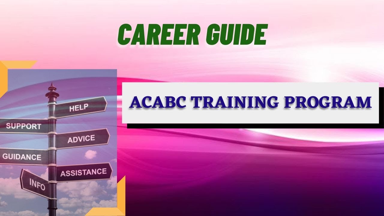 DDSAPTAGIRI || Career Guide || ACABC Training Program || 14-06-2022 03. ...