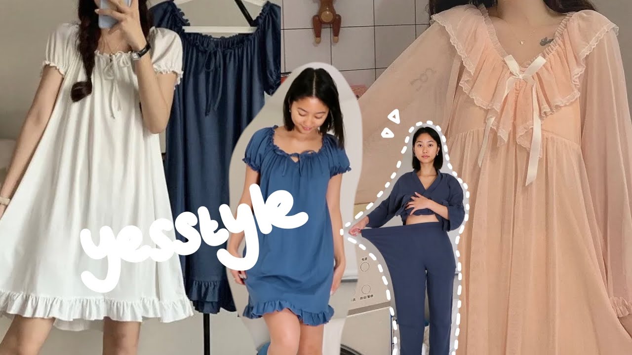 YesStyle haul 💤 Sleepwear/PJs edition - YouTube