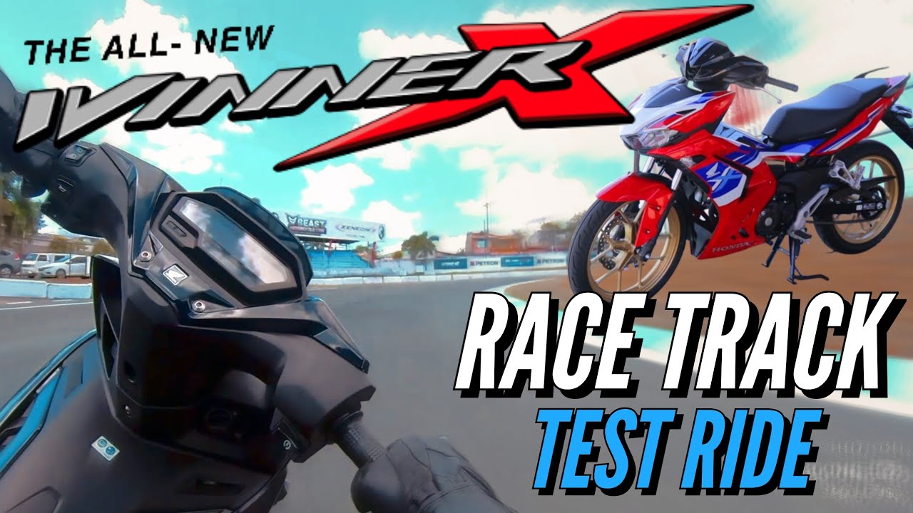 HONDA WINNER X sa RACE TRACK NAMAN! - YouTube