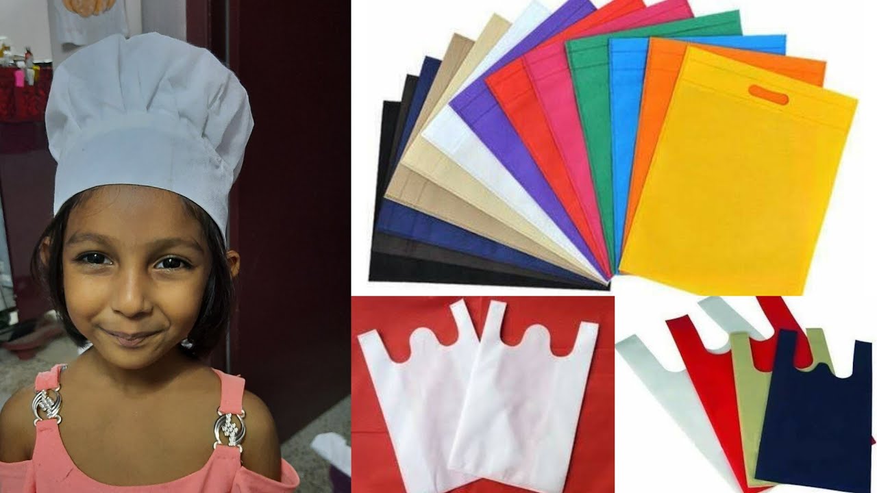 CHEF CAP FROM REUSEABLE BAGS | RECYCLING | DIY| - YouTube