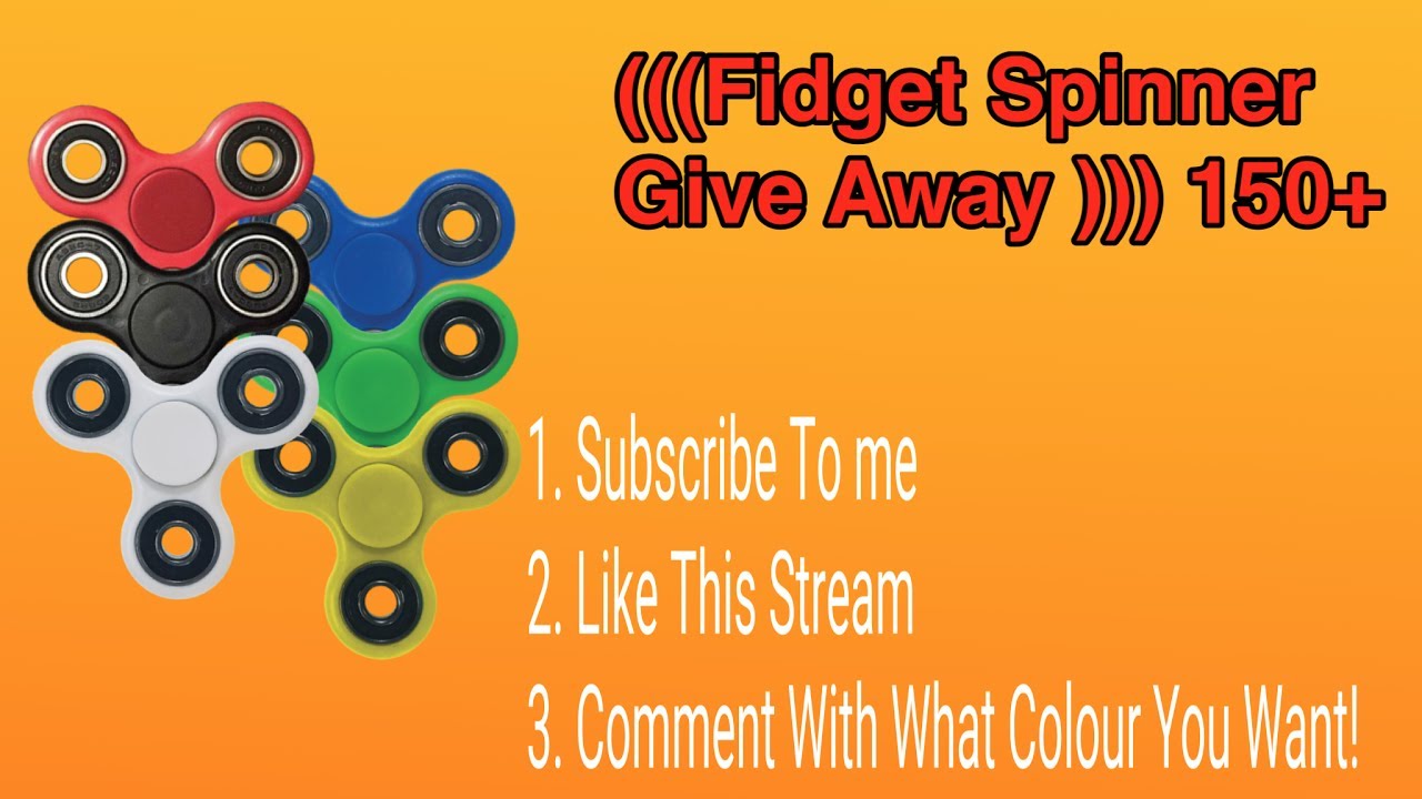 Fidget Spinner GIVEAWAY ))) - YouTube