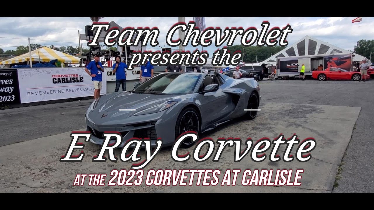 Team Chevrolet Presents the E Ray Corvette at the 2023 Corvettes at ...