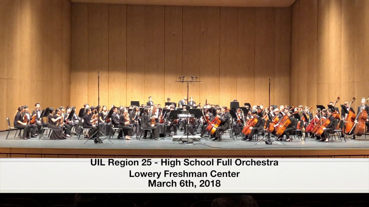 2018 UIL Region 25 - High School Full Orchestra - Allen Lowery Freshman ...