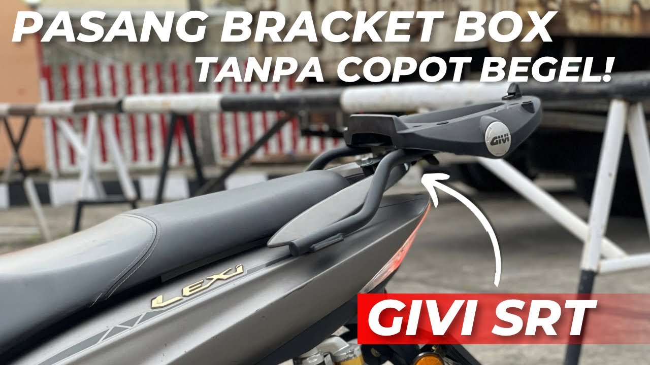 PASANG BRACKET BOX GIVI YAMAHA LEXI 125 155 - YouTube