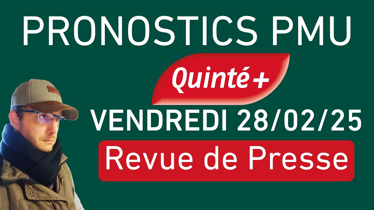 Pronostics PMU de la Presse Hippique et Synthèse pour le Quinté du ...