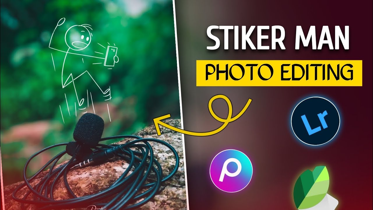 Stickman Photo Editing | Easy Mobile Photography Idea |Beautiful Mobile ...