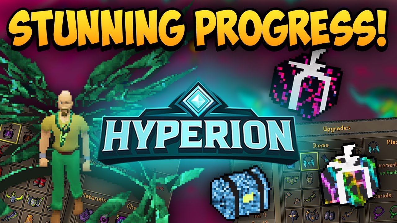 MAKING HUGE PROGRESS ON THIS CUSTOM RSPS | HYPERION RSPS - YouTube
