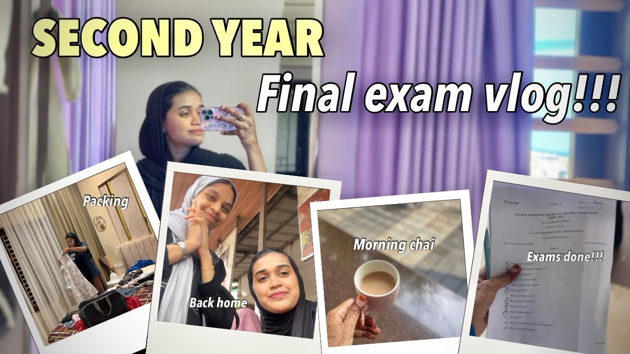 SECOND year final exam VLOG is HERE!!😨 4th semester exam are finally done #trending - YouTube