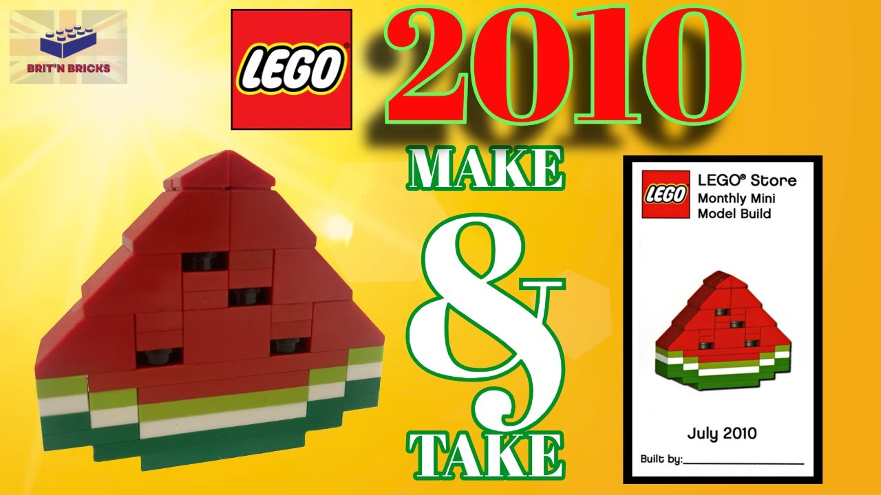 LEGO Monthly Mini Model Build - July Set MMMB026-1 - (2010) Watermelon ...