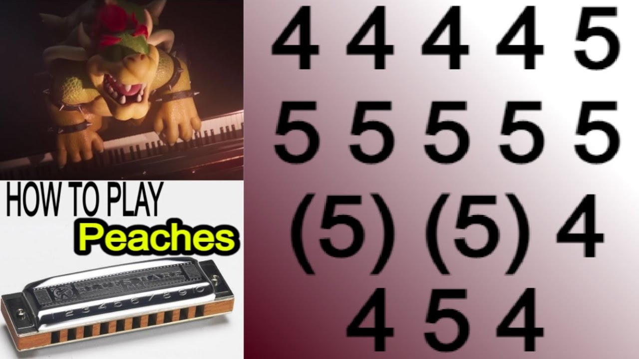 BOWSER, PEACHES HARMONICA ( C DIATONIC ), ARMÓNICA C, BLUES HARP C, GAITA DE BOCA C ...