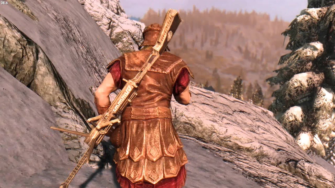 Skyrim Sniper Rifle Mod (Cicero gets sniped) - YouTube