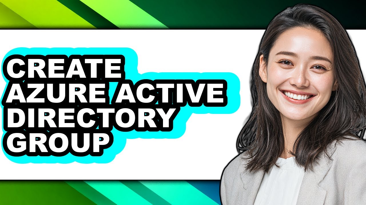 How to Create Azure Active Directory Group - Step by Step - YouTube