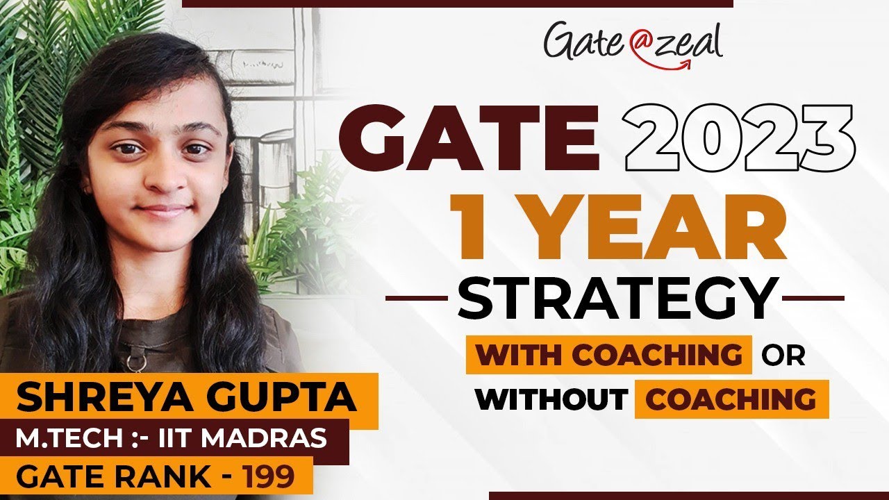 Gate 2024 Preparation Strategy | Preparing for GATE Examination with ...
