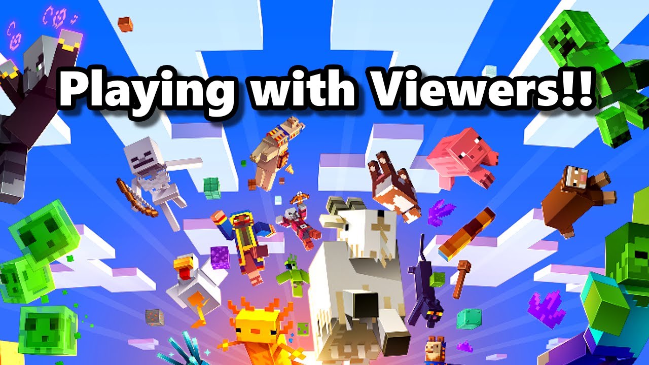 🔴 Minecraft with Viewers (JAVA) - YouTube