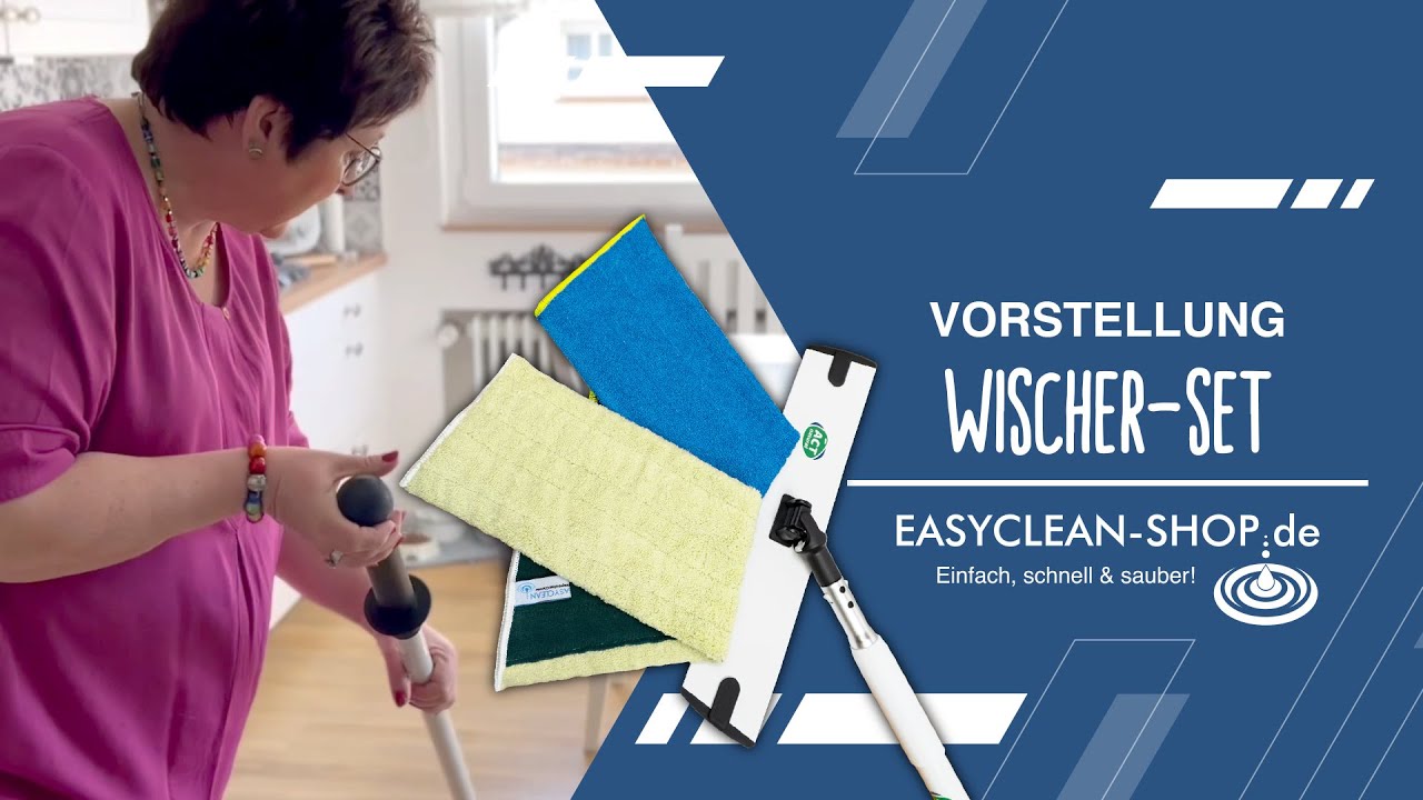 Wischer-Set von EASYCLEAN | Wischen, kehren und Fenster putzen 💪 ...