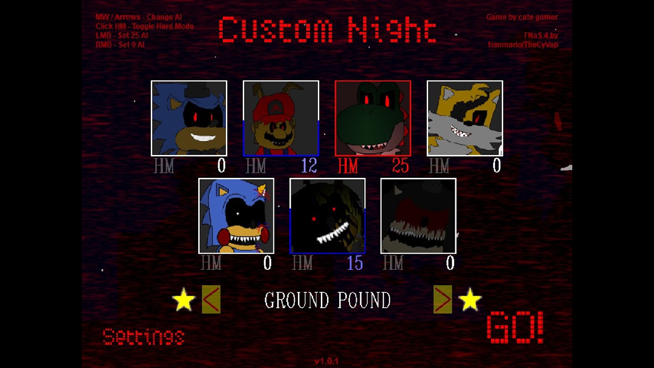 FNaS 4 CN - ''Ground Pound'' Challenge Complete! #1 - YouTube