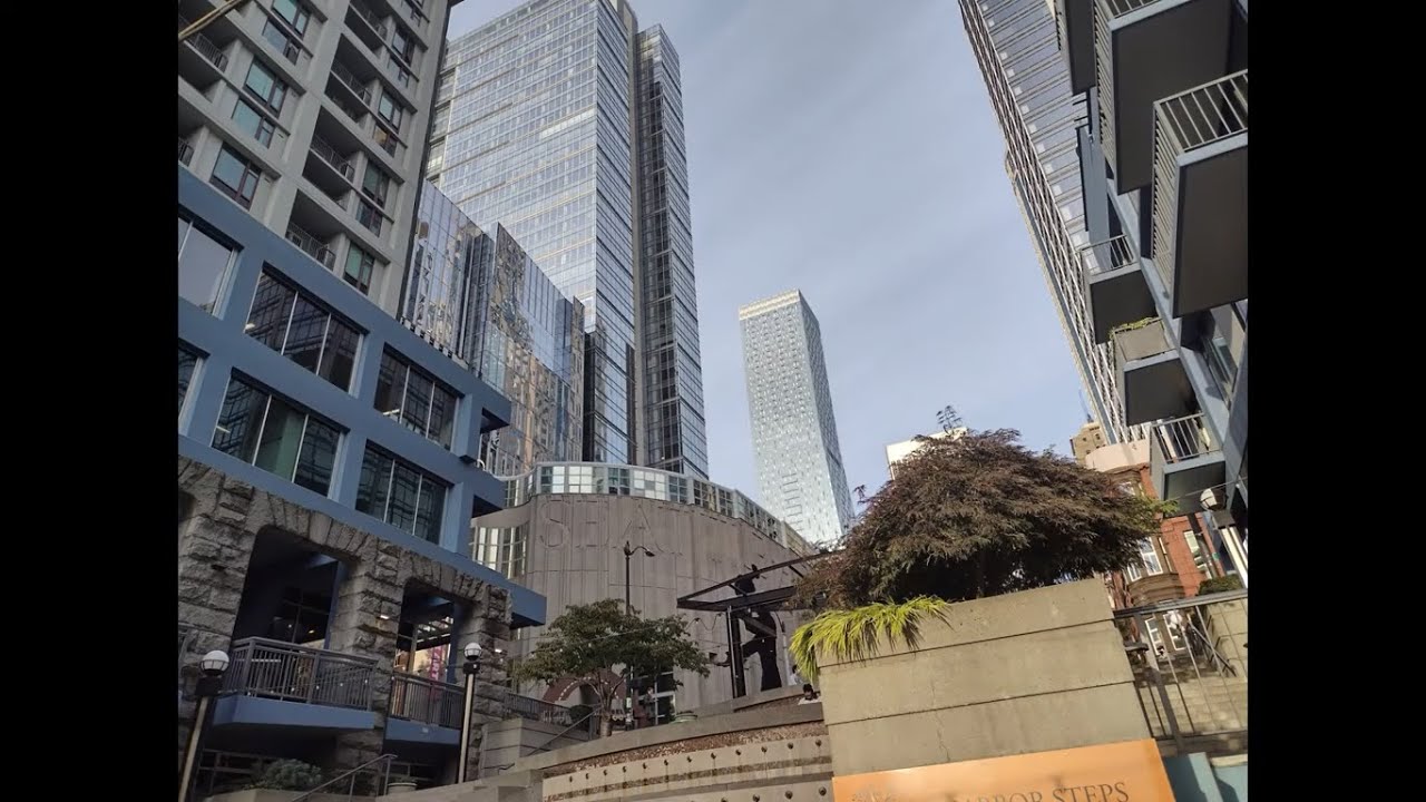 SEATTLE VIEWS- HARBOR STEPS - YouTube