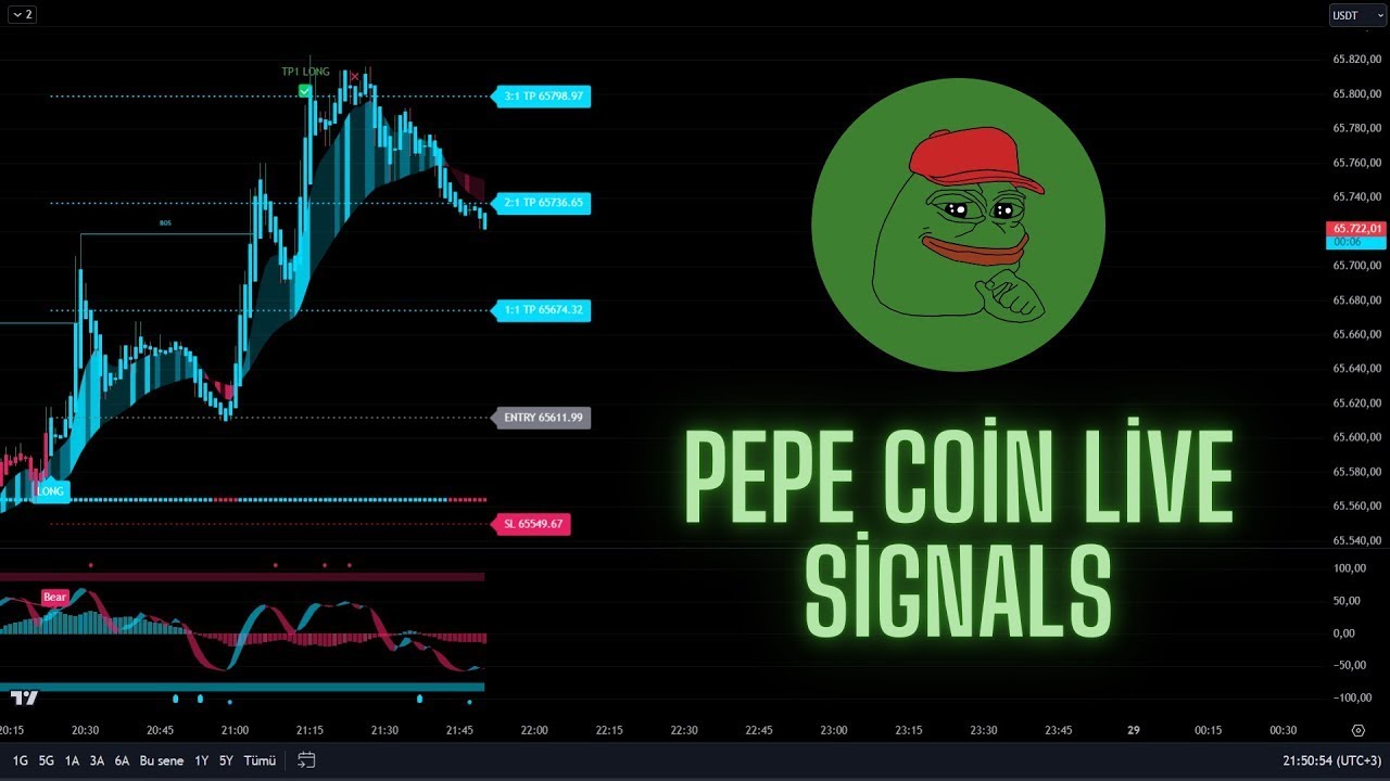 Live 24/7 Pepe Coin 5-Minute Best Trading Signals (Section From Live ...