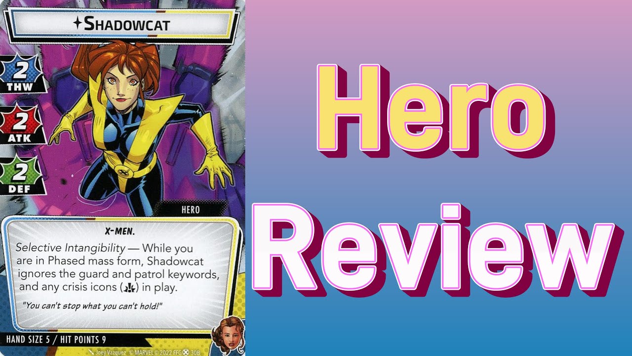 Marvel Champions Shadowcat Hero Review - YouTube