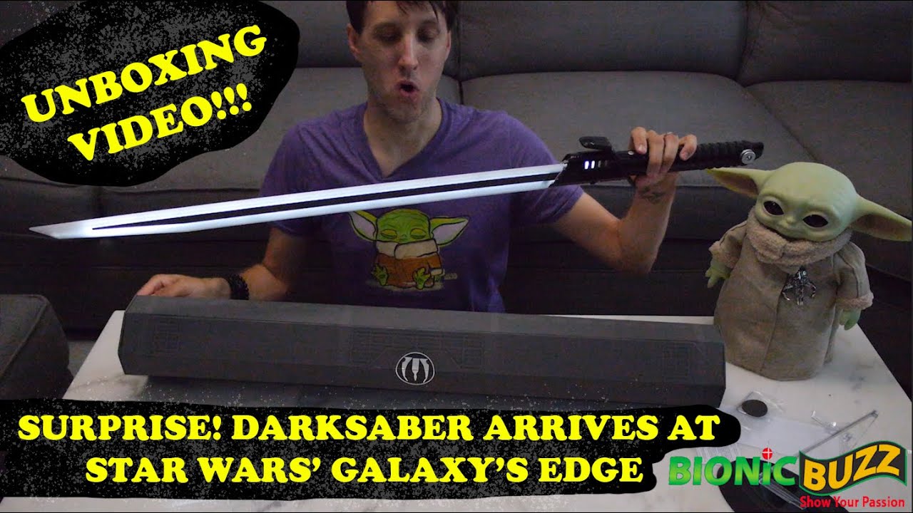 Unboxing Darksaber Legacy Lightsaber - YouTube
