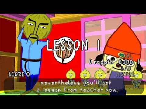 Parappa The Rapper Stage 1 - Chop Chop Master Onion Walkthrough