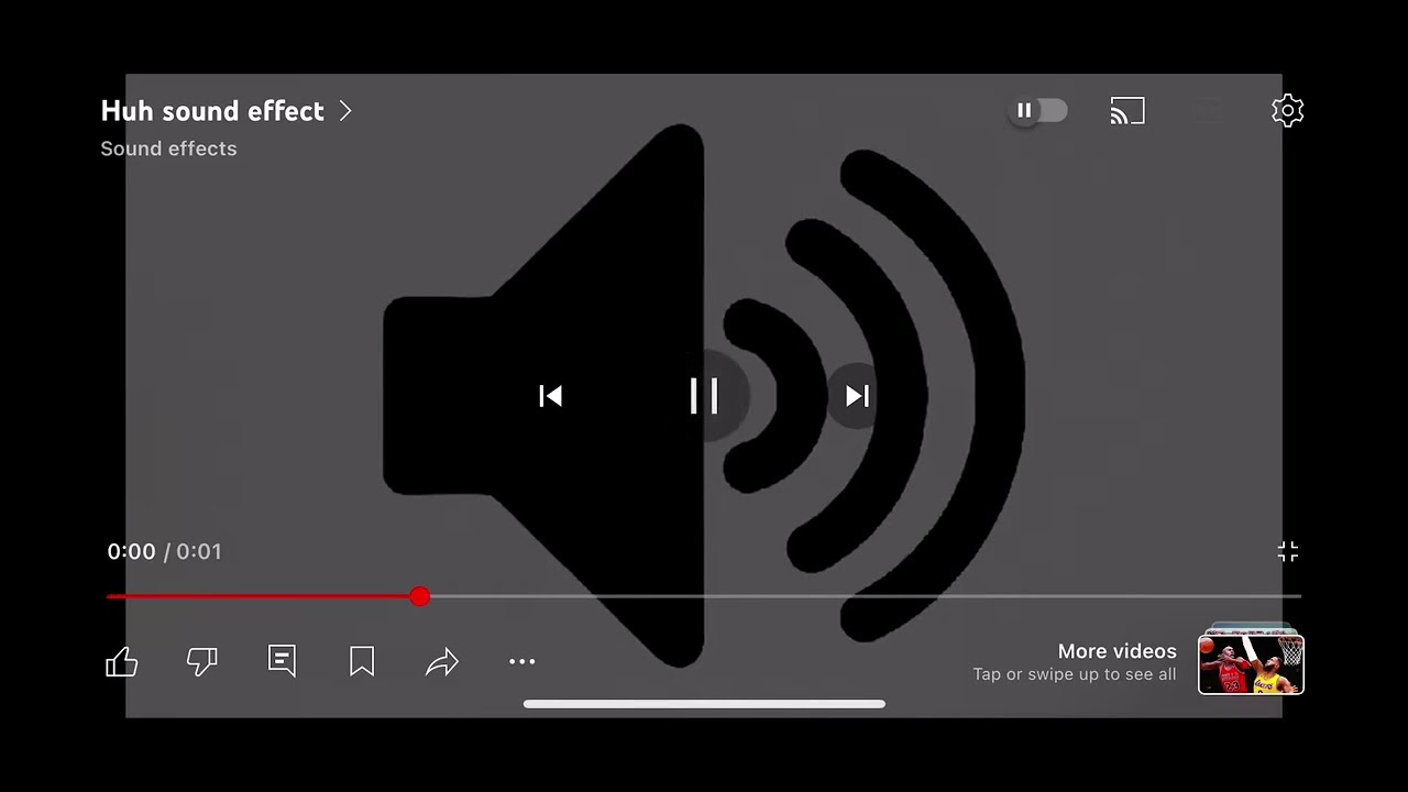 Huh meme sound effect - YouTube