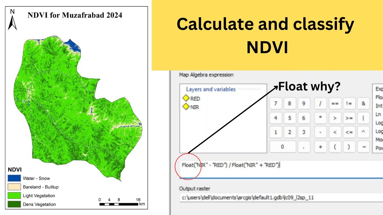 How to create NDVI maps - YouTube