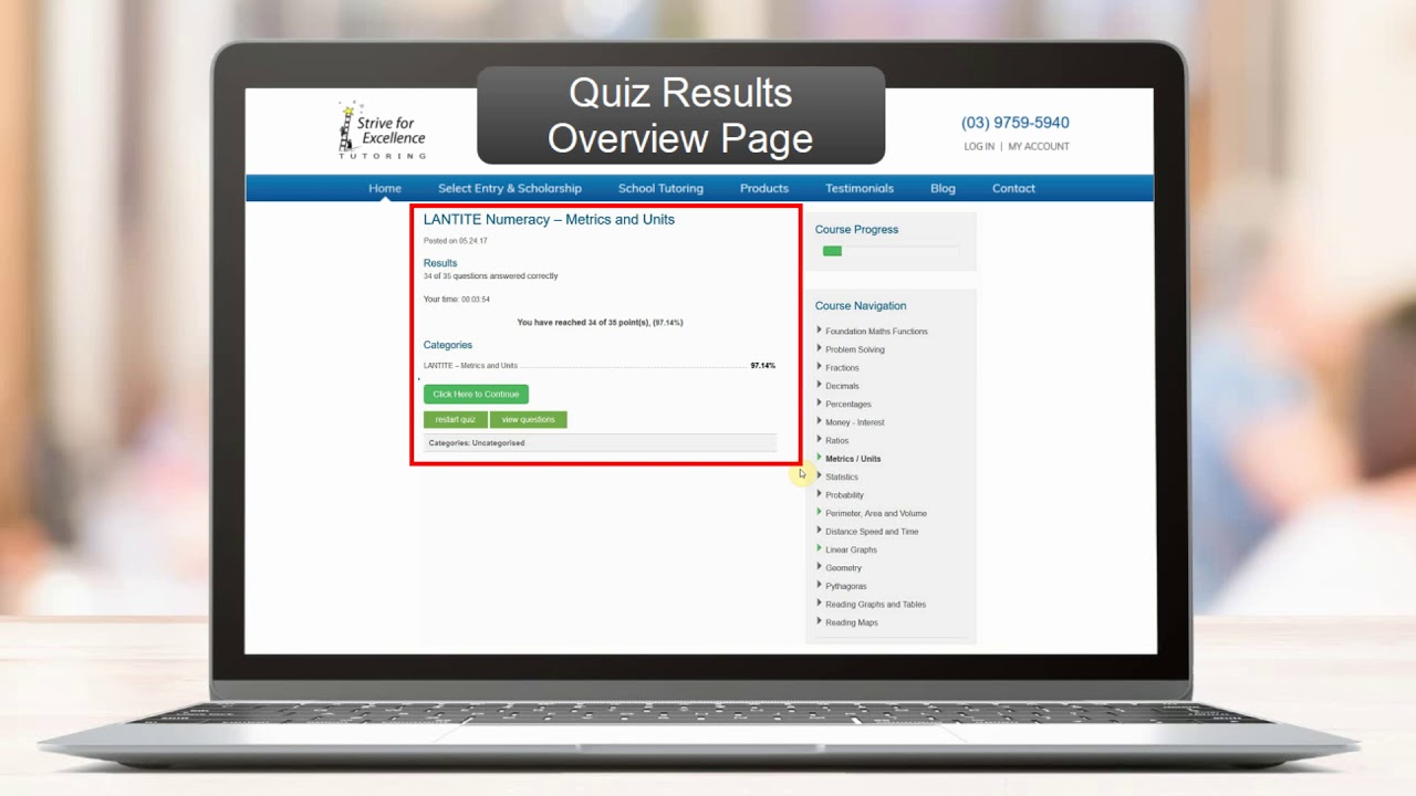 LANTITE Numeracy Course Overview - YouTube