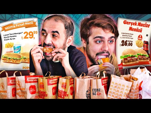 Tüm Fırsat Menülerini Denedik! McDonalds, KFC, Carls Jr.