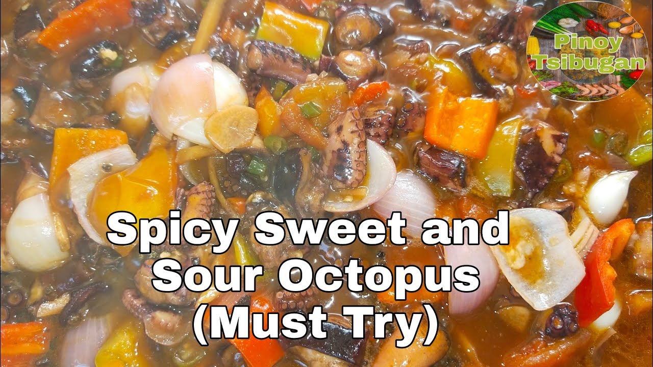Spicy Sweet and Sour Octopus | Filipino Recipes - YouTube