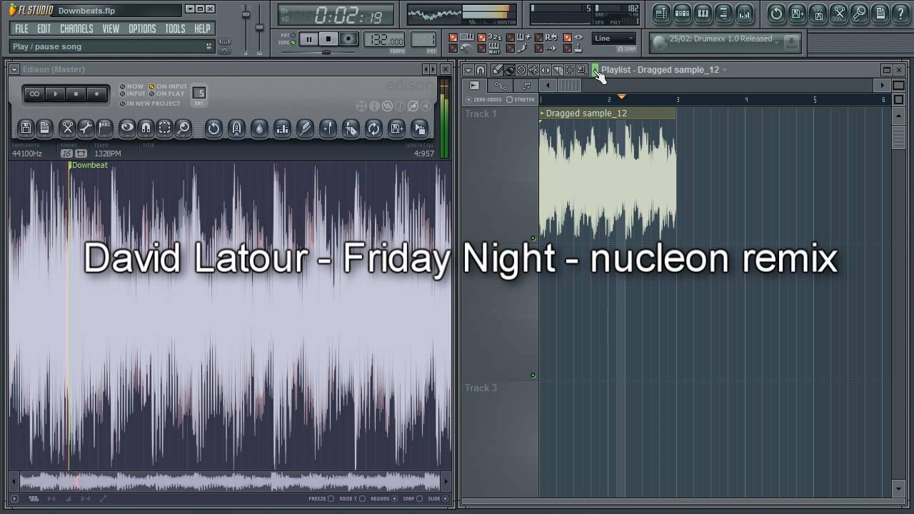 FL Studio Guru - Dragging samples with a downbeat marker set - YouTube