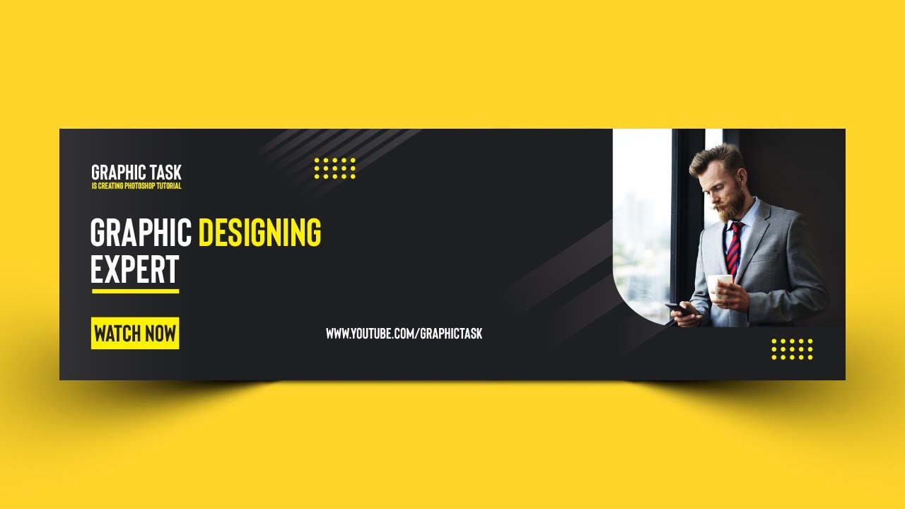 Professional Website Banner Design - Adobe Illustrator Tutorial - YouTube
