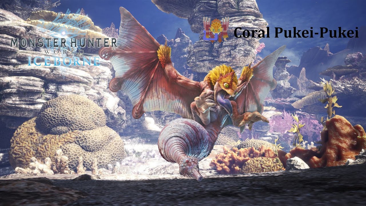 MONSTER HUNTER WORLD: ICEBORNE - Coral Pukei-Pukei Hammer Solo #5 - YouTube