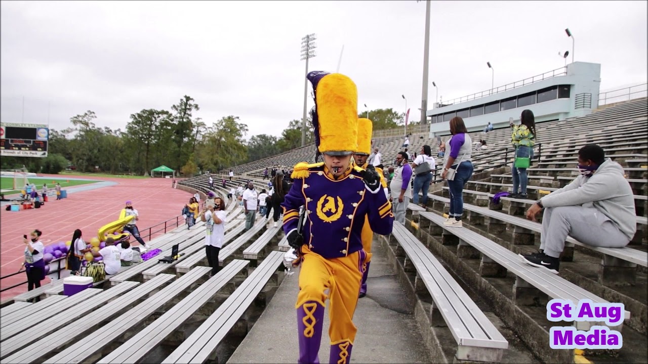 St Aug Marching into stadium 2020 @ Rummel Game - YouTube