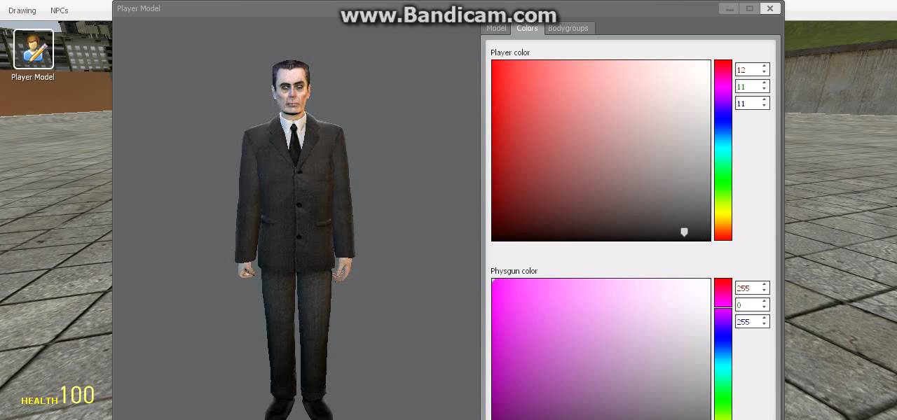 how to change your colors on gmod - YouTube