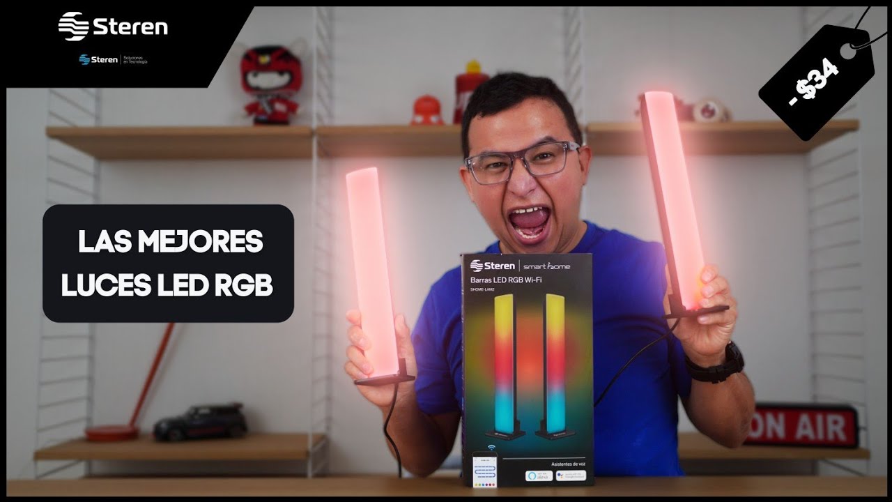Las mejores Luces LED RGB WI-FI de Steren / Por menos de 34$ - YouTube